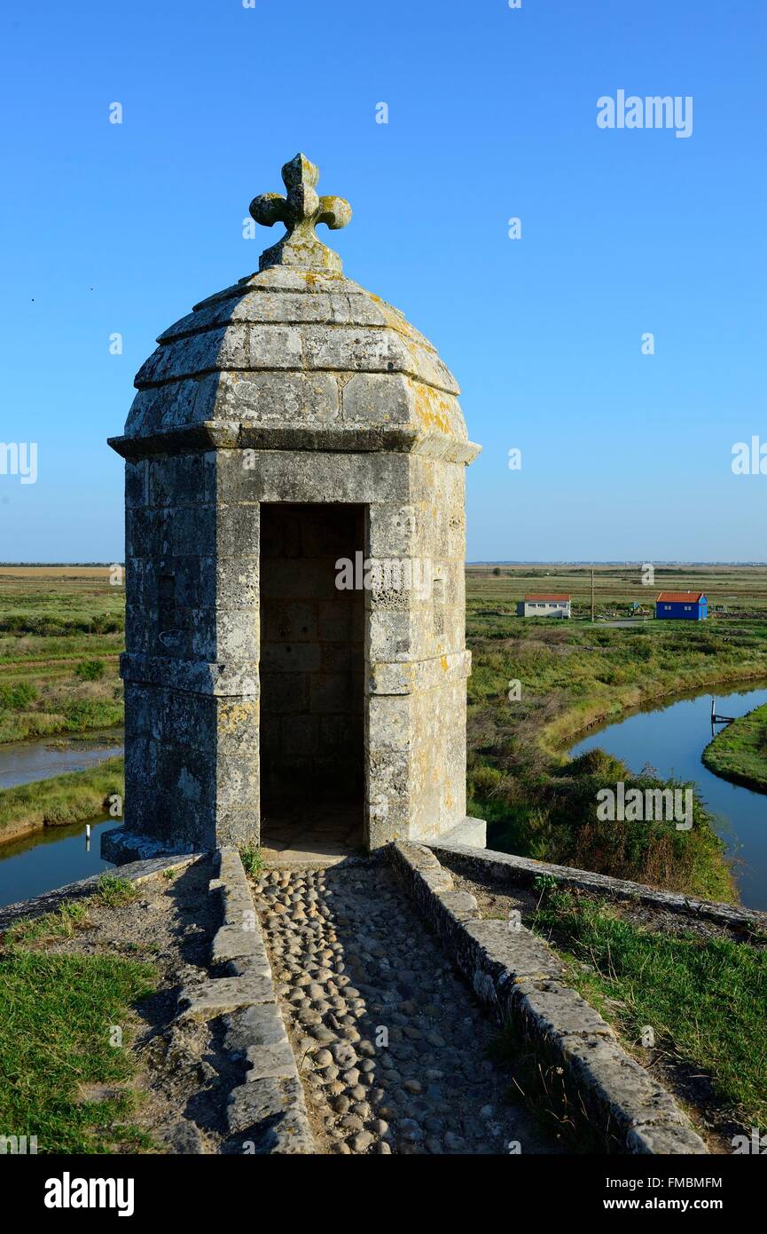 France, Charente Maritime, Hiers Brouage, Citadel of Brouage, walls and ...