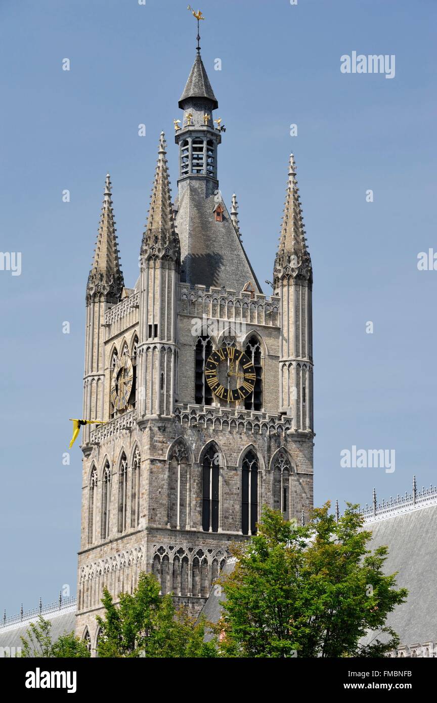 Belgium, West Flanders, Ypres or Ieper, Ypres Cloth Hall sheets or ...