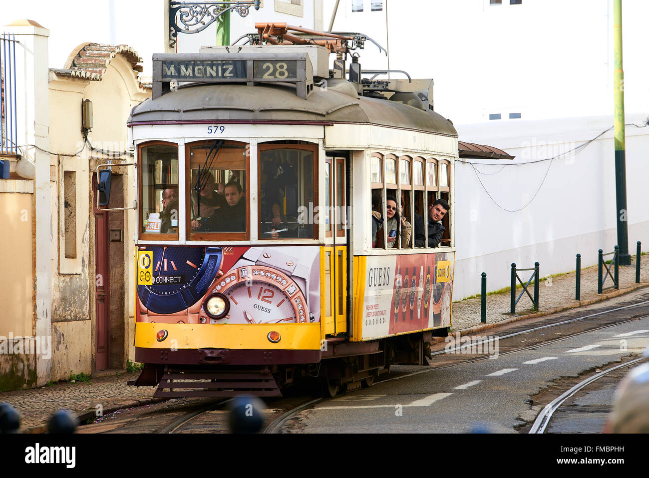 Yellow_tram hi-res stock photography and images - Alamy