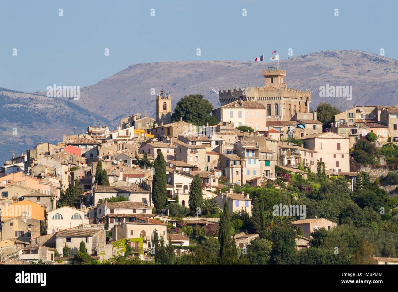 France, Alpes Maritimes, Cagnes sur Mer, Haut de Cagnes district, the ...