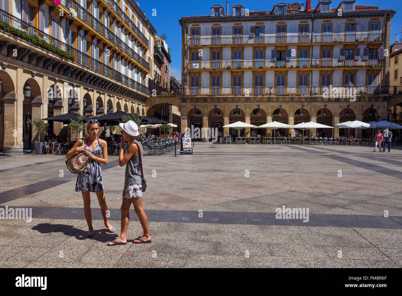 Spain, Basque Country, Guipuzcoa province (Guipuzkoa), San Sebastian ...