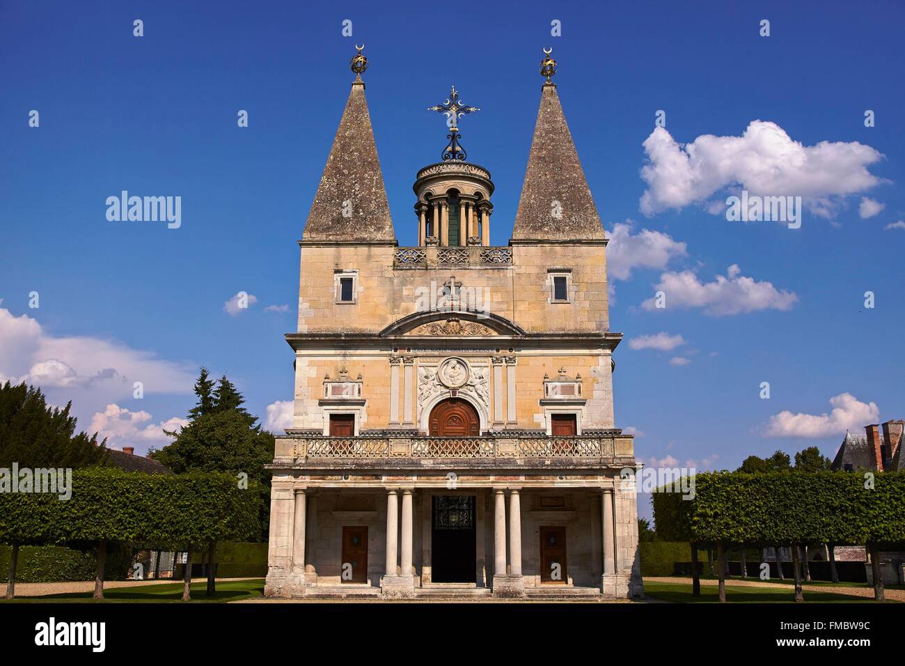 France, Eure et Loir, Anet Chapel Stock Photo - Alamy