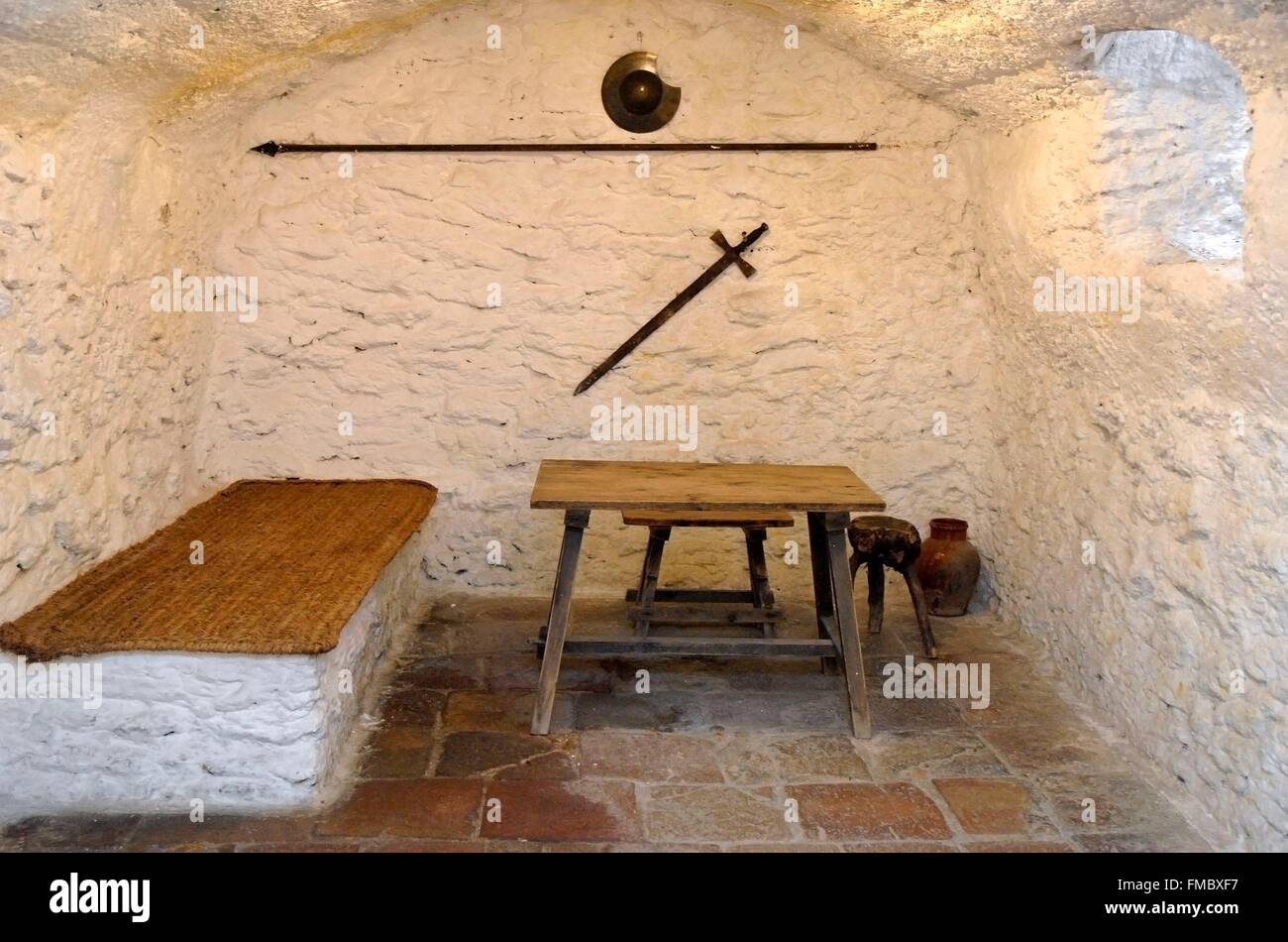 Spain, Castilla la Mancha, Argamasilla de Alba , Cueva de Medrano ...