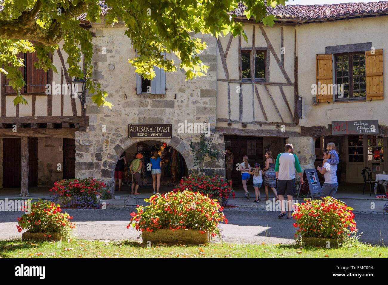 France, Gers, Fources, labelled Les Plus Beaux Villages de France (The ...