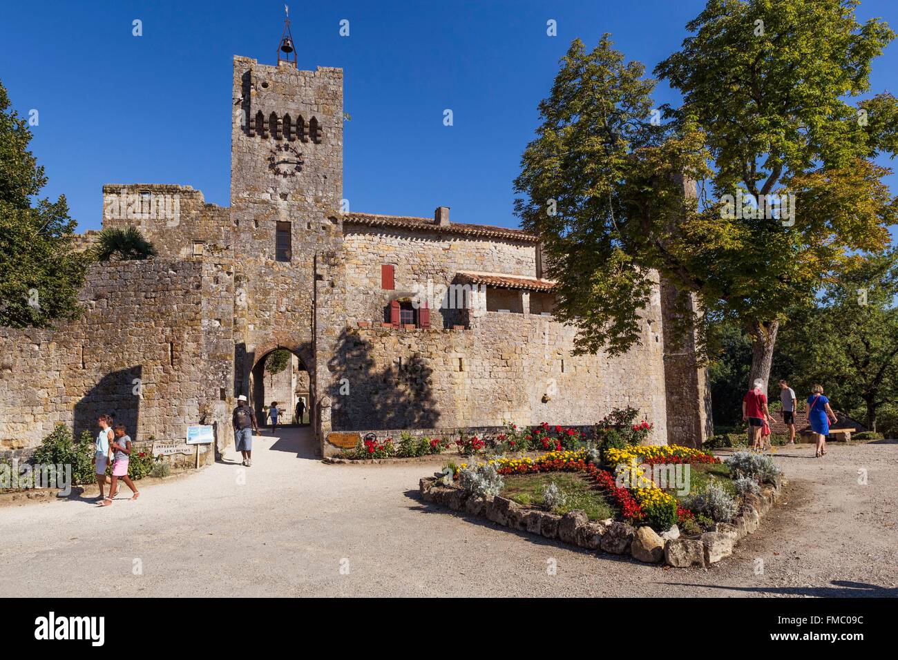 France, Gers, Larressingle, labeled Les Plus Beaux Villages de France ...
