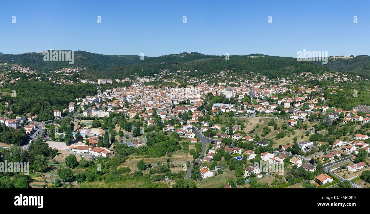 France, Puy de Dome, Chatelguyon (aerial view Stock Photo - Alamy