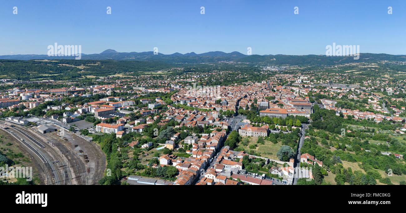 France, Puy de Dome, Riom (aerial view Stock Photo - Alamy