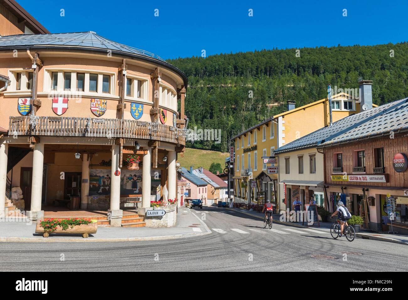 France, Ain, Pays de Gex, Mijoux Stock Photo - Alamy