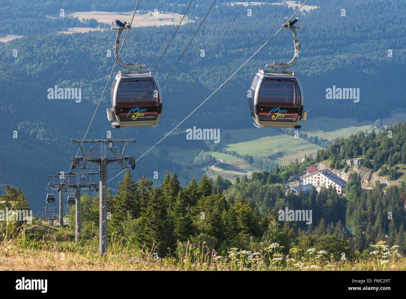 France, Ain, Pays de Gex, Jura High Chain Nature Reserve, the Pailly ...