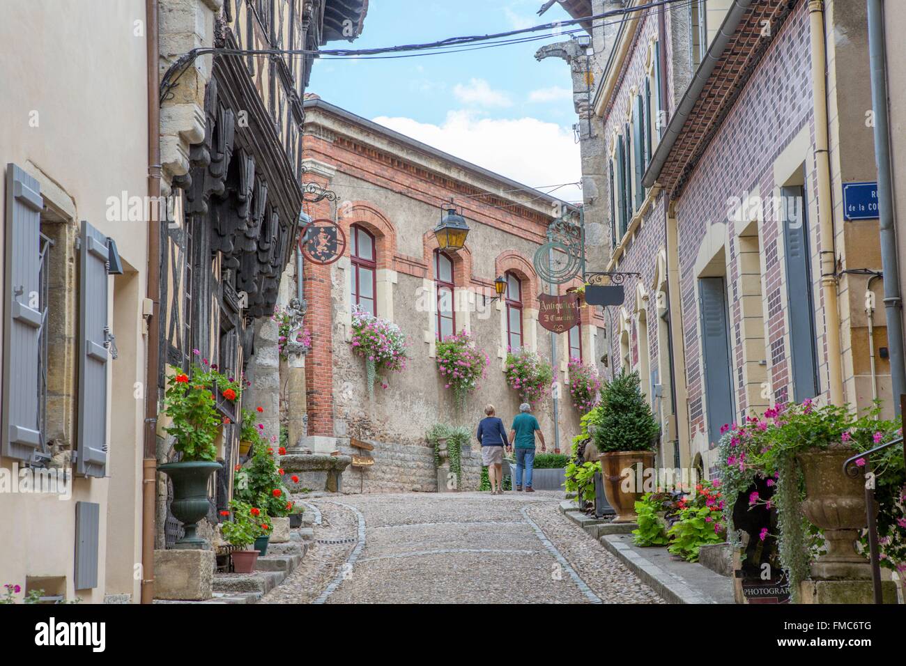 France, Saone et Loire, Bourbon Lancy, medieval town Stock Photo - Alamy