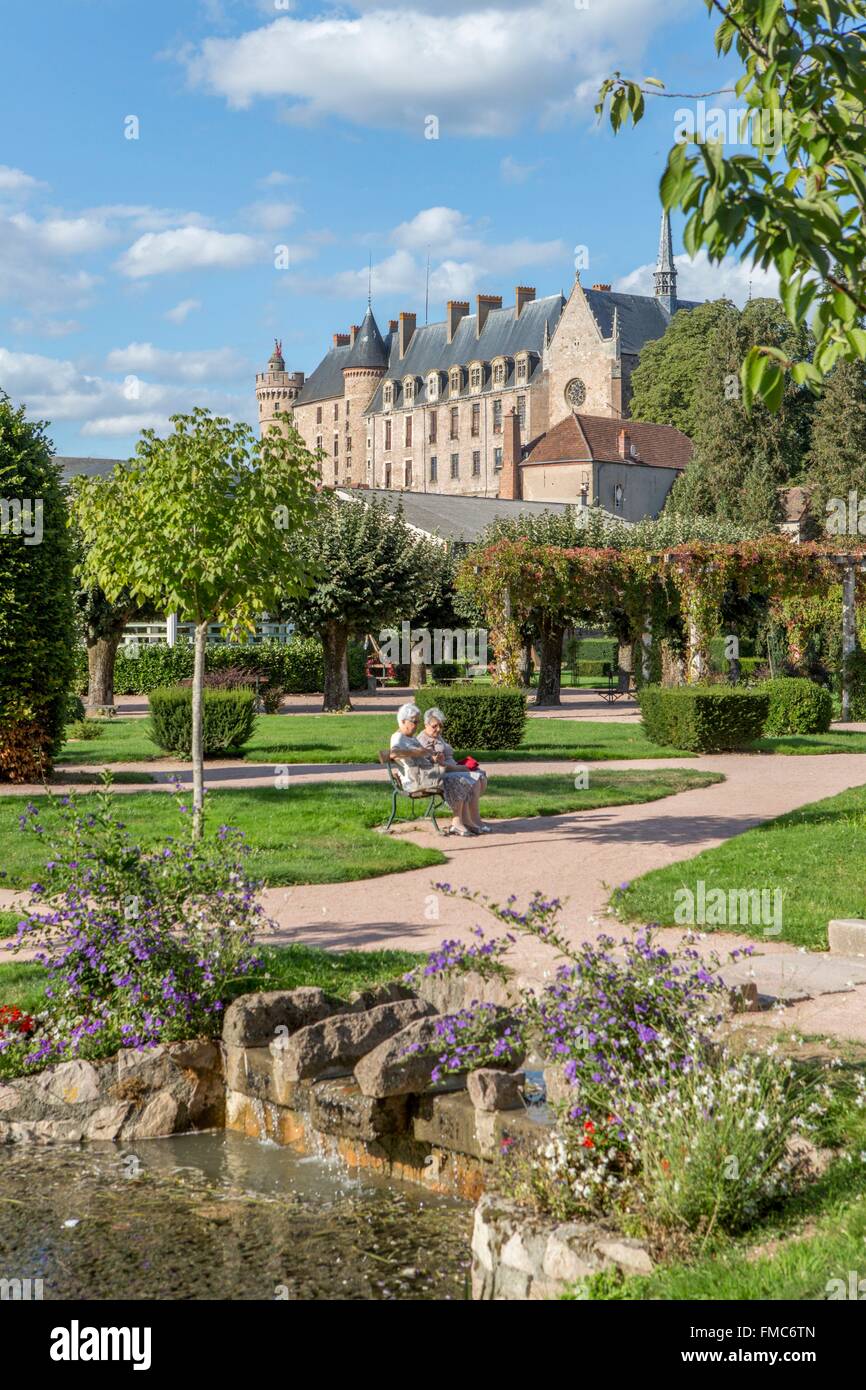 France, Allier, Lapalisse, castle of La Palice Stock Photo - Alamy