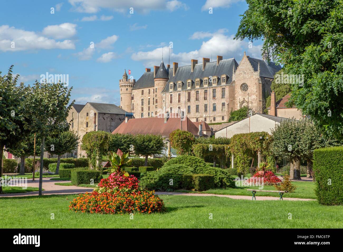 France, Allier, Lapalisse, castle of La Palice Stock Photo - Alamy