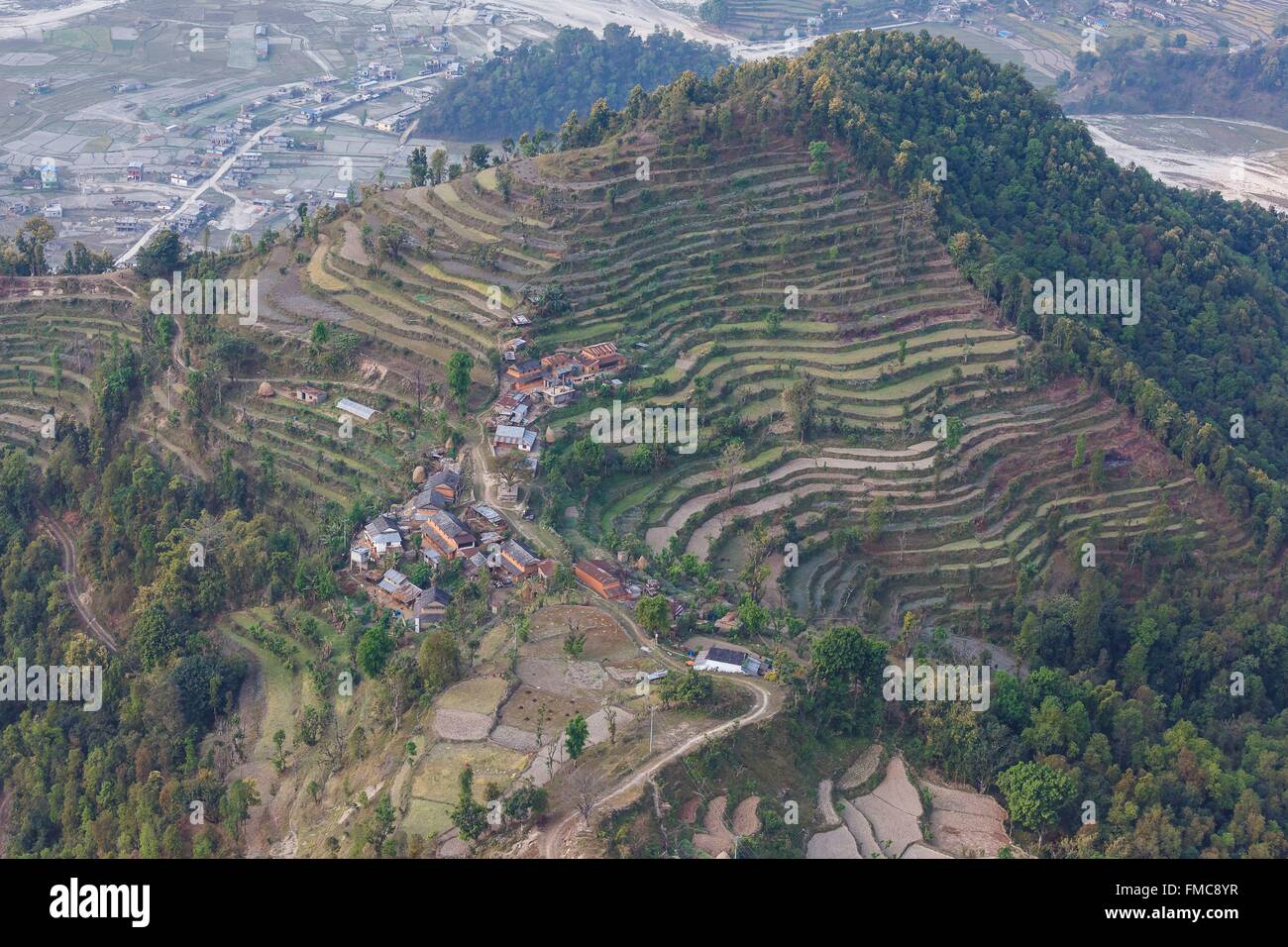 Nepal village house hi-res stock photography and images - Alamy