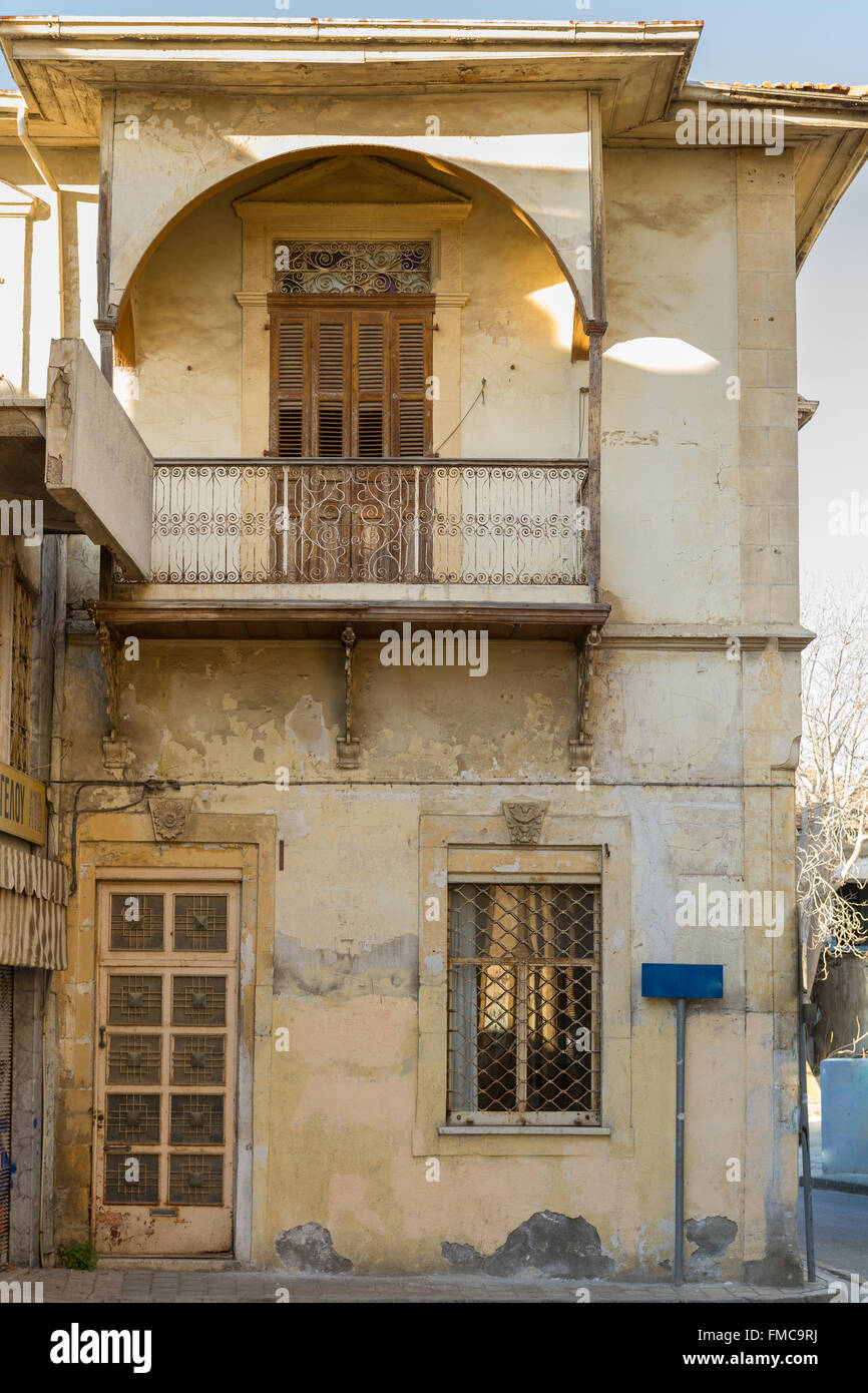Classic Residential Building in Old Nicosia City Center in Cyprus ...