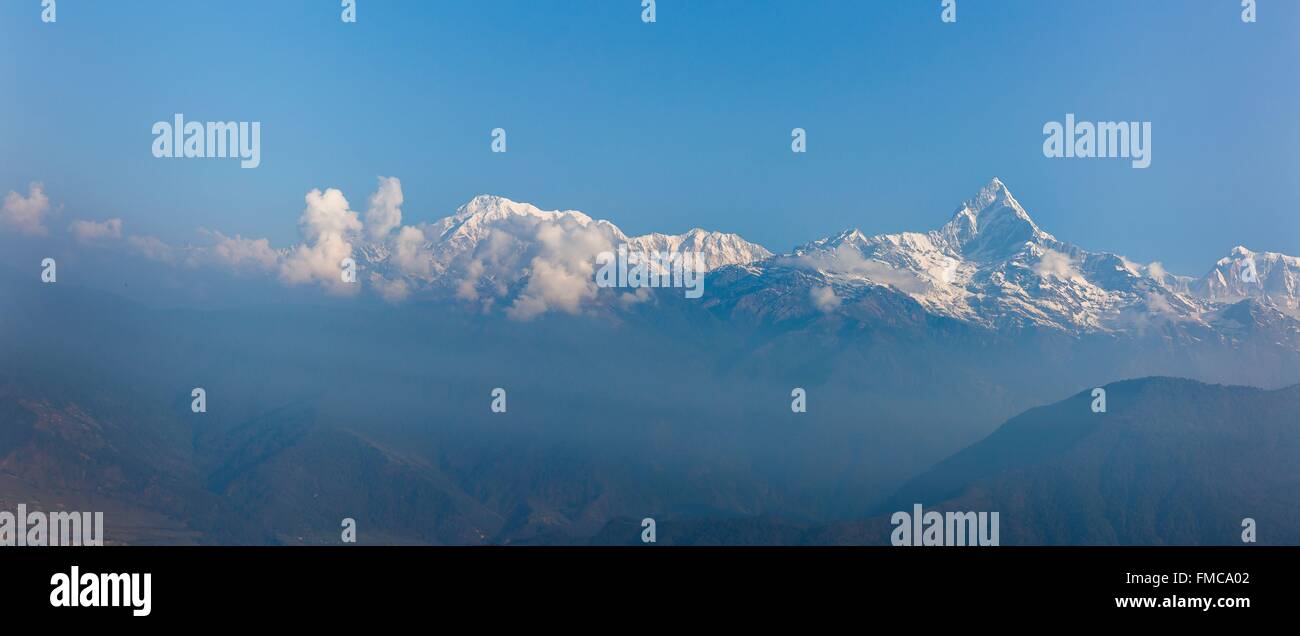 Machhapuchhre mountain nepal hi-res stock photography and images - Alamy