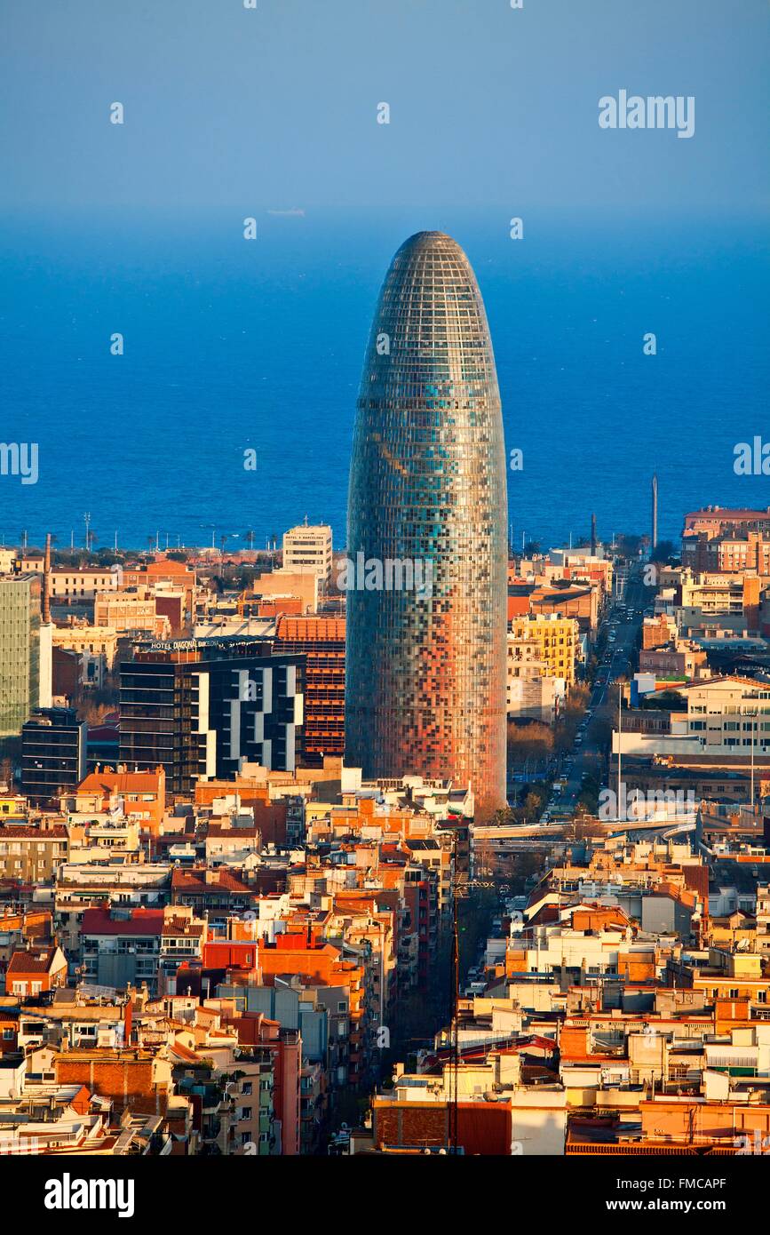 Torre agbar hi-res stock photography and images - Alamy