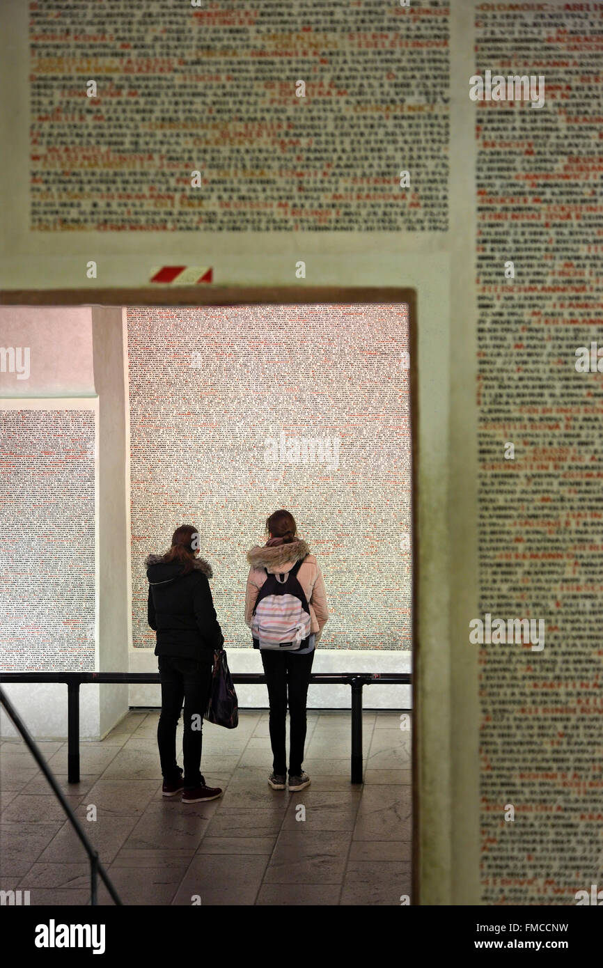 Pinkas synagogue in Josefov, the Jewish quarter of the Old Town (Stare ...