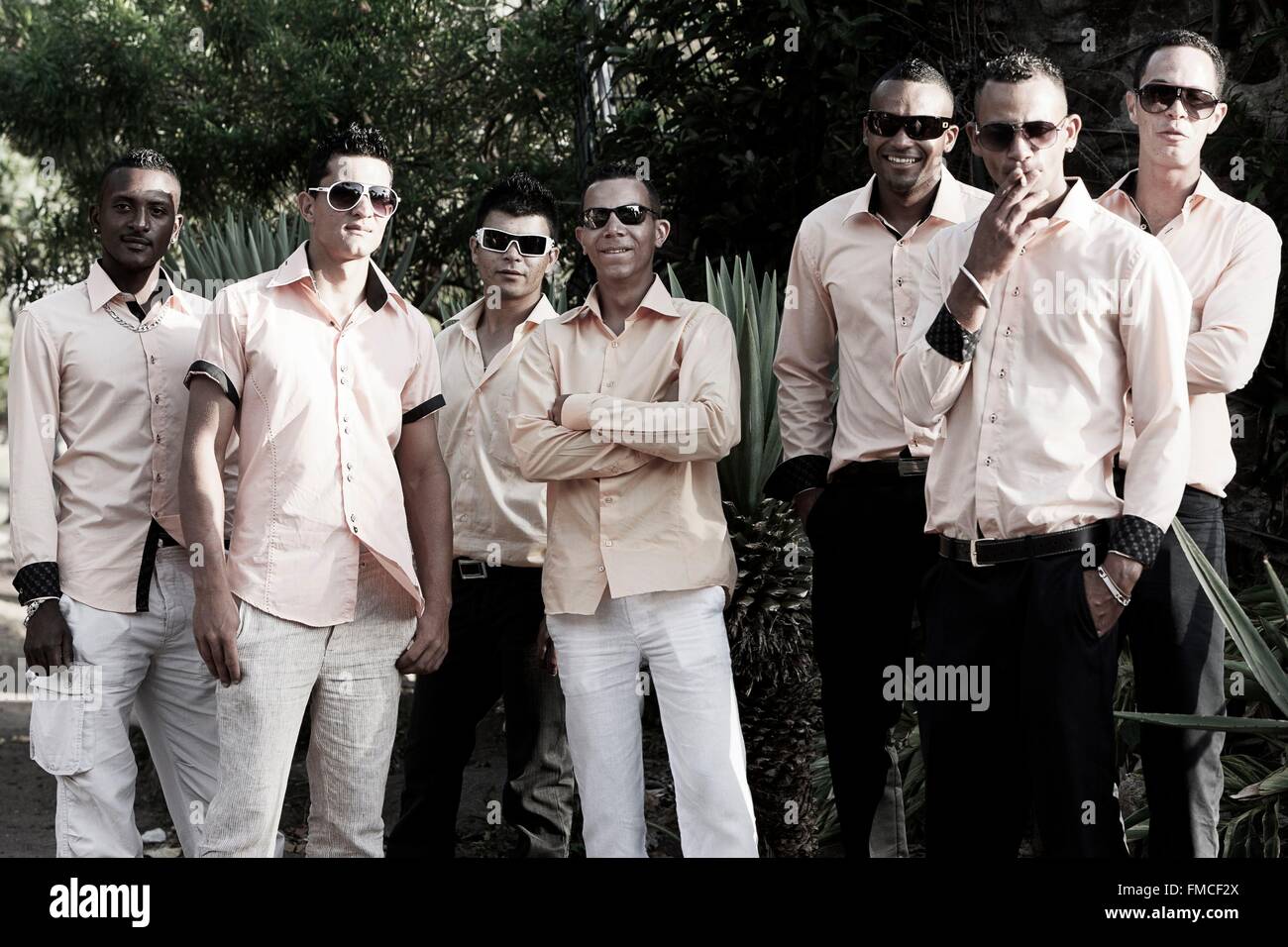 Cuba, Group of musicians Stock Photo - Alamy