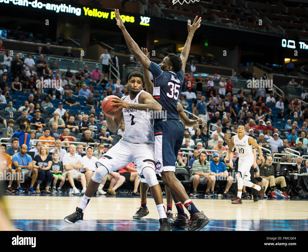 Orlando, FL, USA. 11th Mar, 2016. Connecticut center Amida Brimah (35 ...