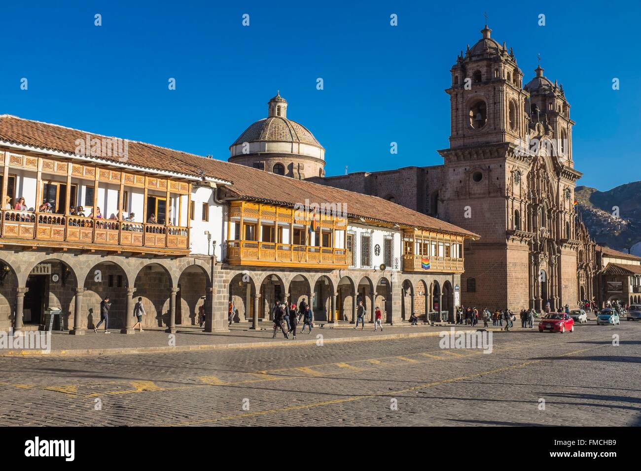 Peru, Cusco Province, Cusco, listed as World Heritage by UNESCO, Plaza ...