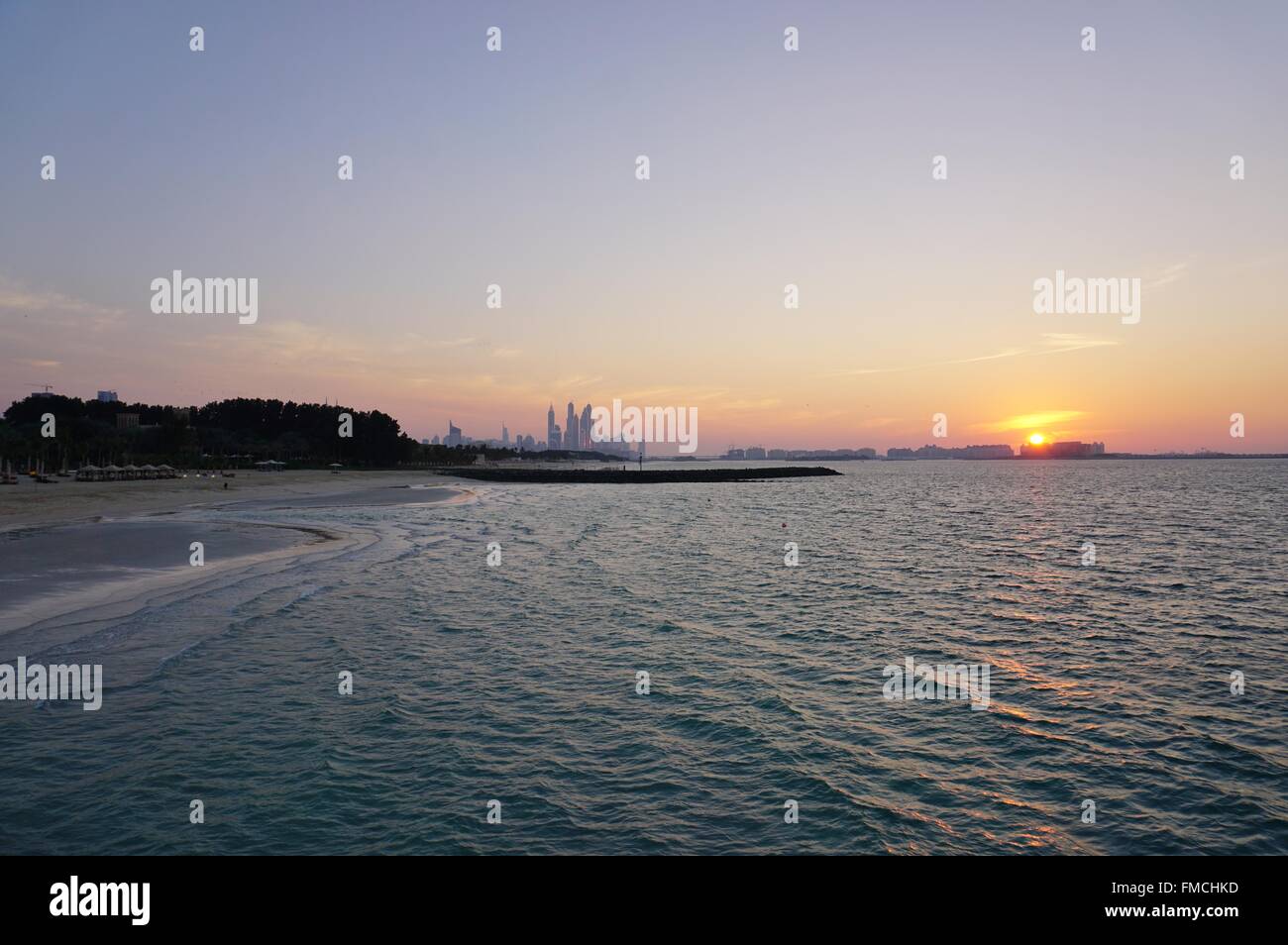 Sunset over uae hi-res stock photography and images - Alamy
