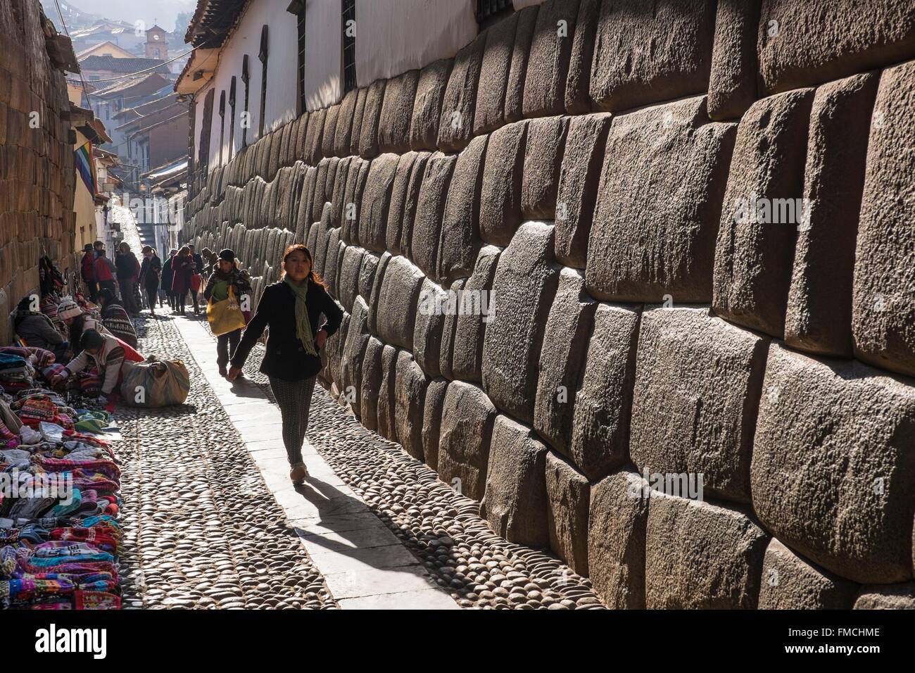 Peru, Cusco Province, Cusco, listed as World Heritage by UNESCO, Hatun ...
