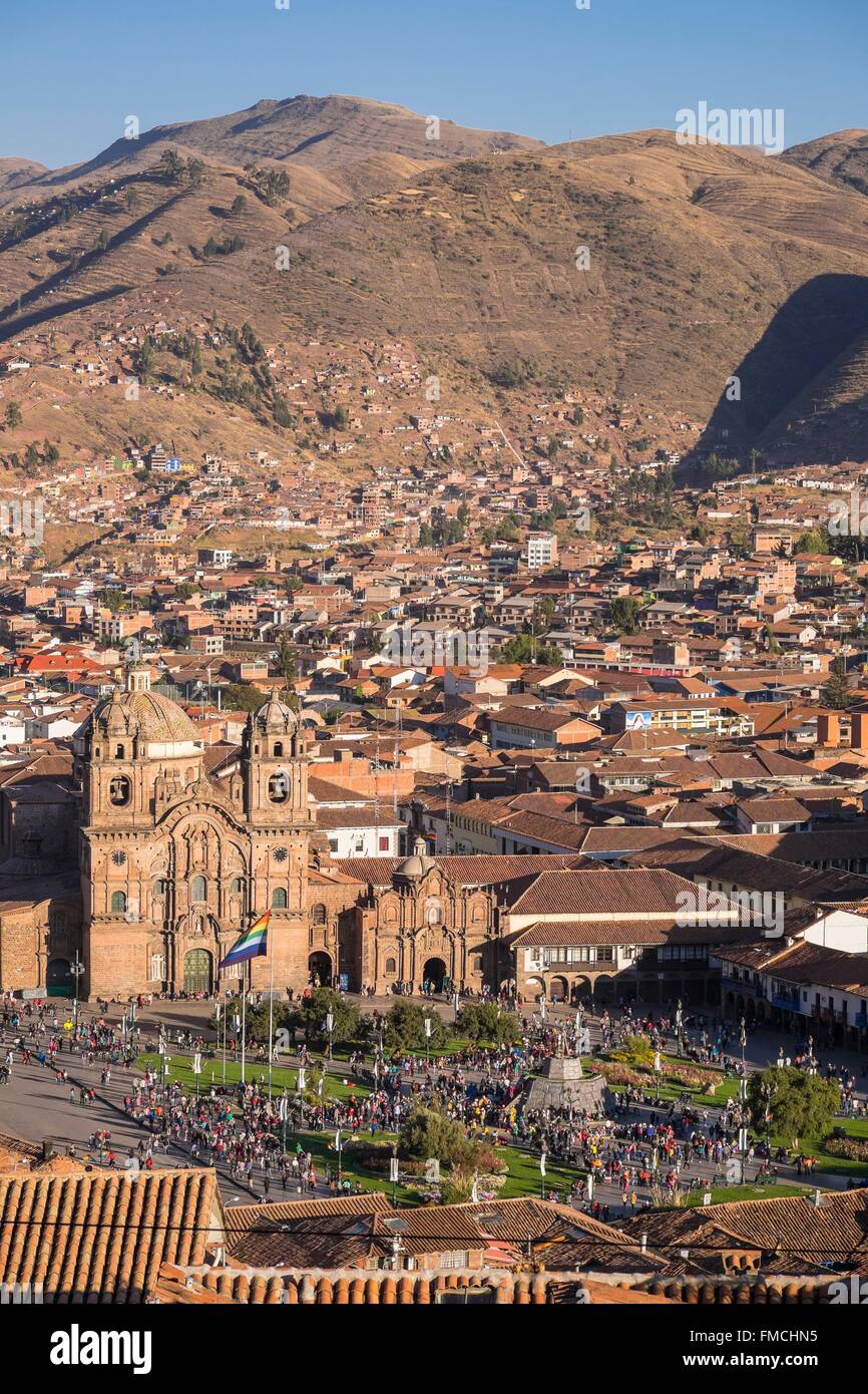 Peru, Cusco Province, Cusco, listed as World Heritage by UNESCO, the ...