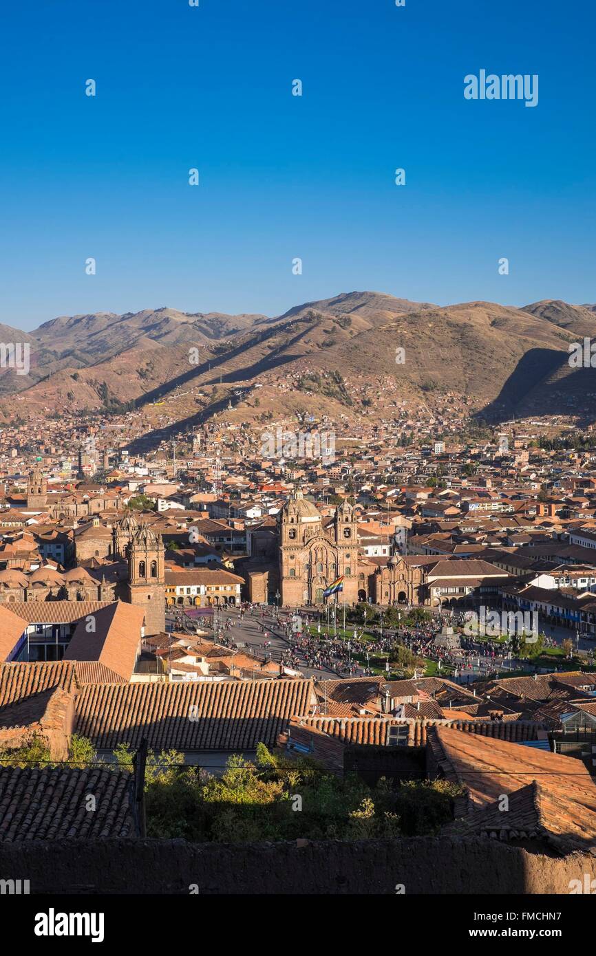 Peru, Cusco Province, Cusco, listed as World Heritage by UNESCO, the ...