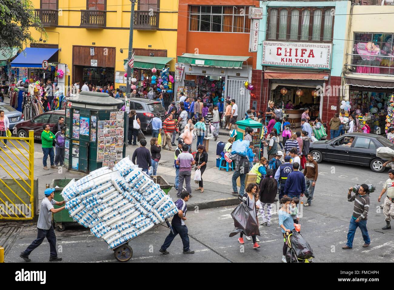 Peru, Lima, the historic centre (listed as World Heritage by UNESCO ...