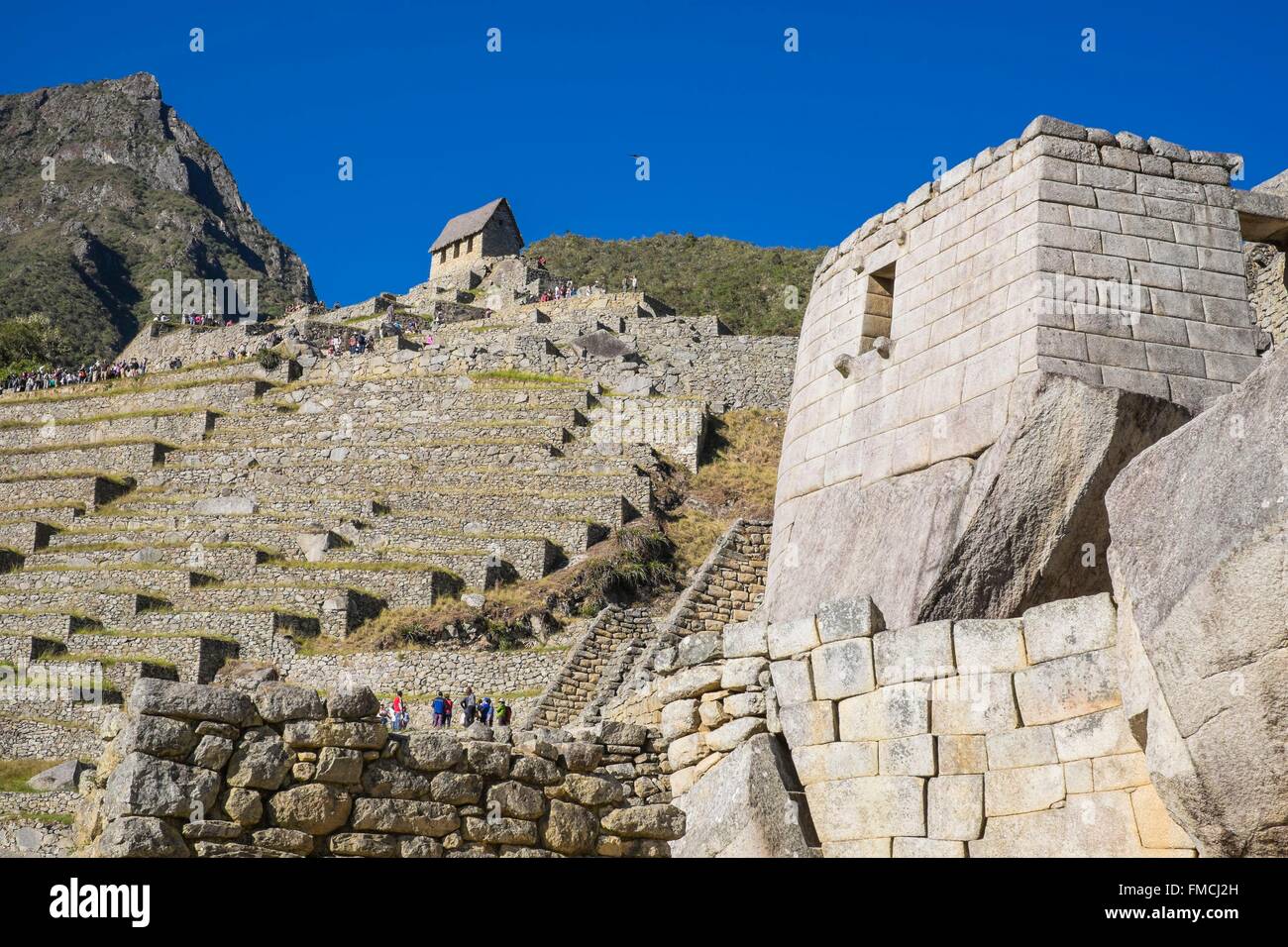 Peru, Cusco Province, Incas Sacred Valley, Inca archeological site of ...