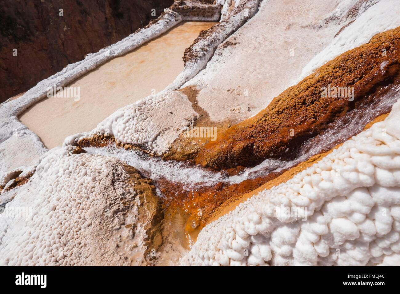 Peru, Cusco Province, Incas Sacred Valley, Maras, salt marshes in ...