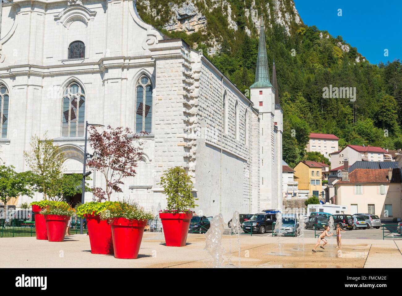 France, Jura, Saint Claude in the heart of the Haut Jura Regional ...