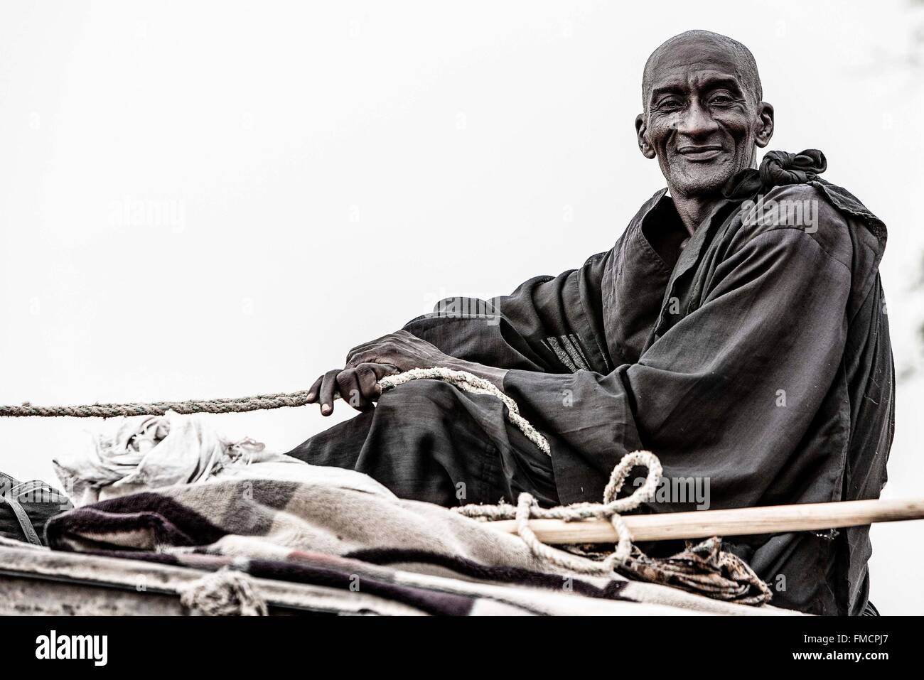 Senegal, Sahel, Ferlo region, Widou Thiengoly, Peul man Stock Photo - Alamy