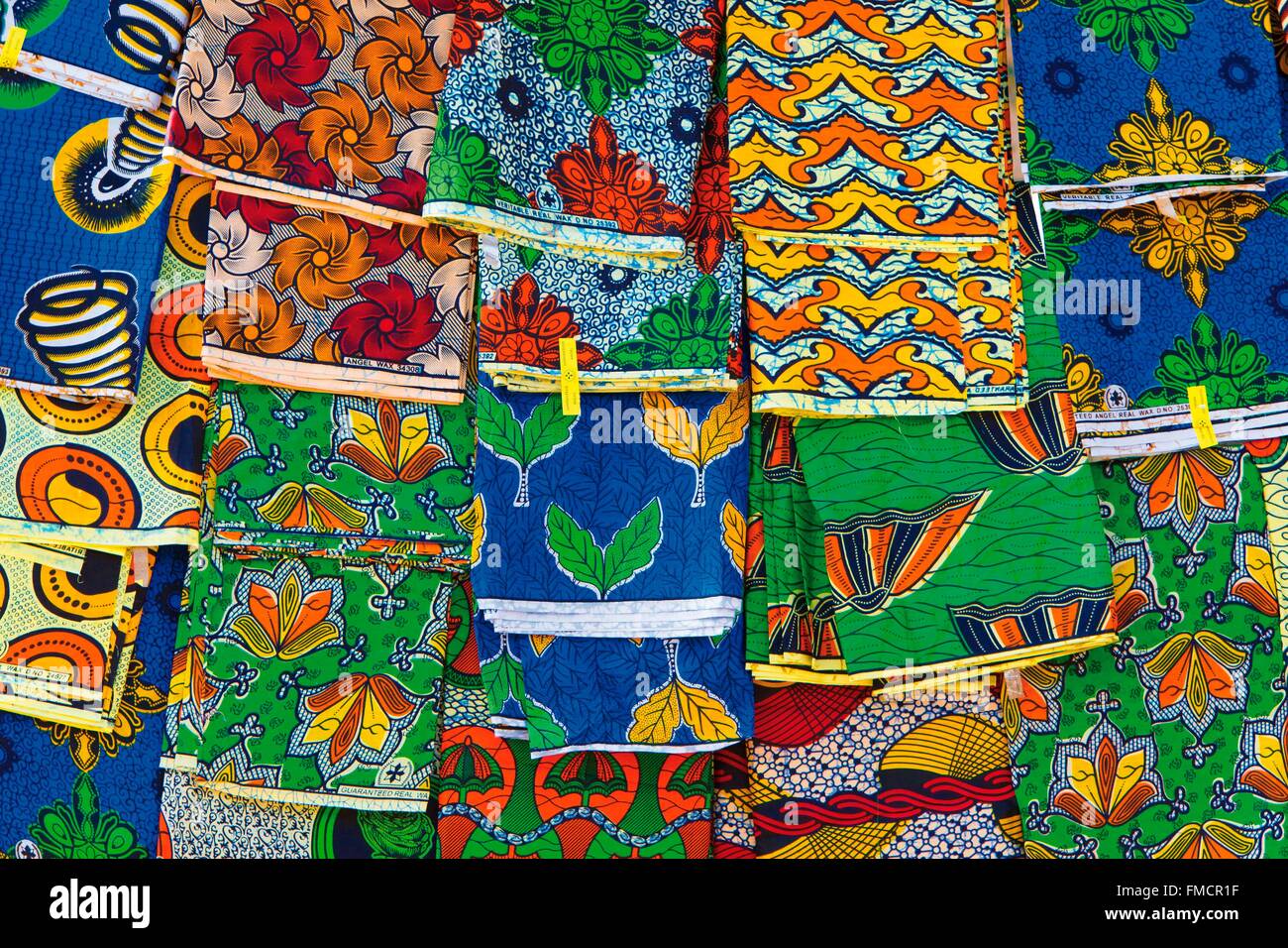 Senegal, Sahel, Ferlo region, Widou Thiengoly, Display of colorful ...