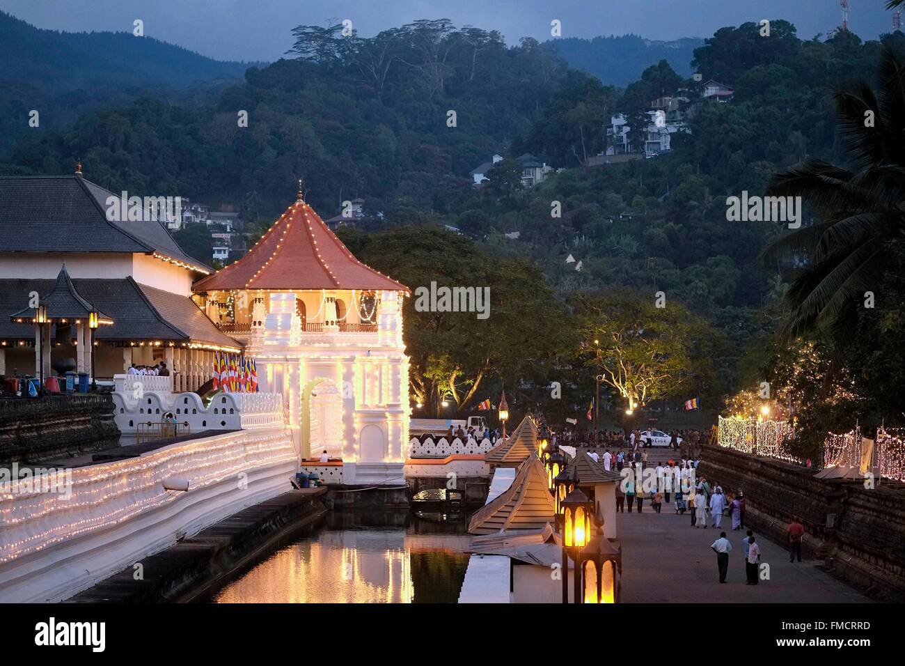 Sri Lanka, Central Province, Kandy, the Esala Perahera, Temple of the ...