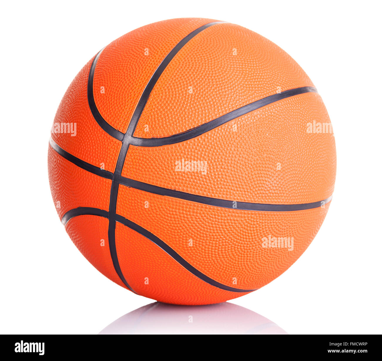 Basketball isolated on a white background Stock Photo - Alamy