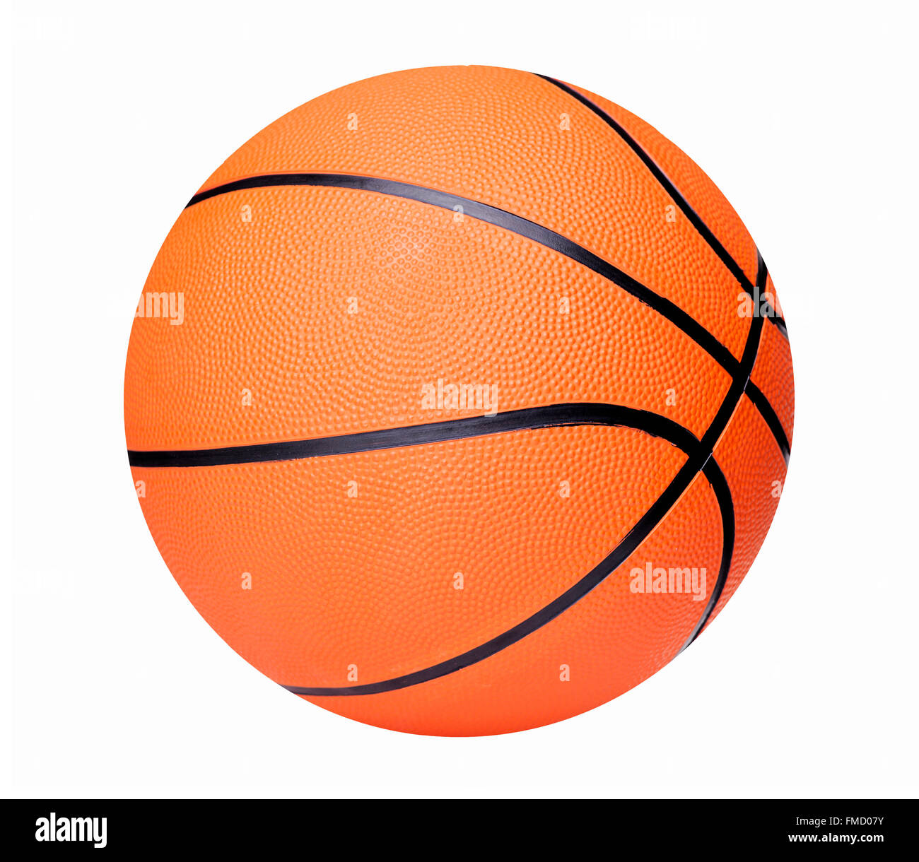 Basketball isolated over white background Stock Photo - Alamy