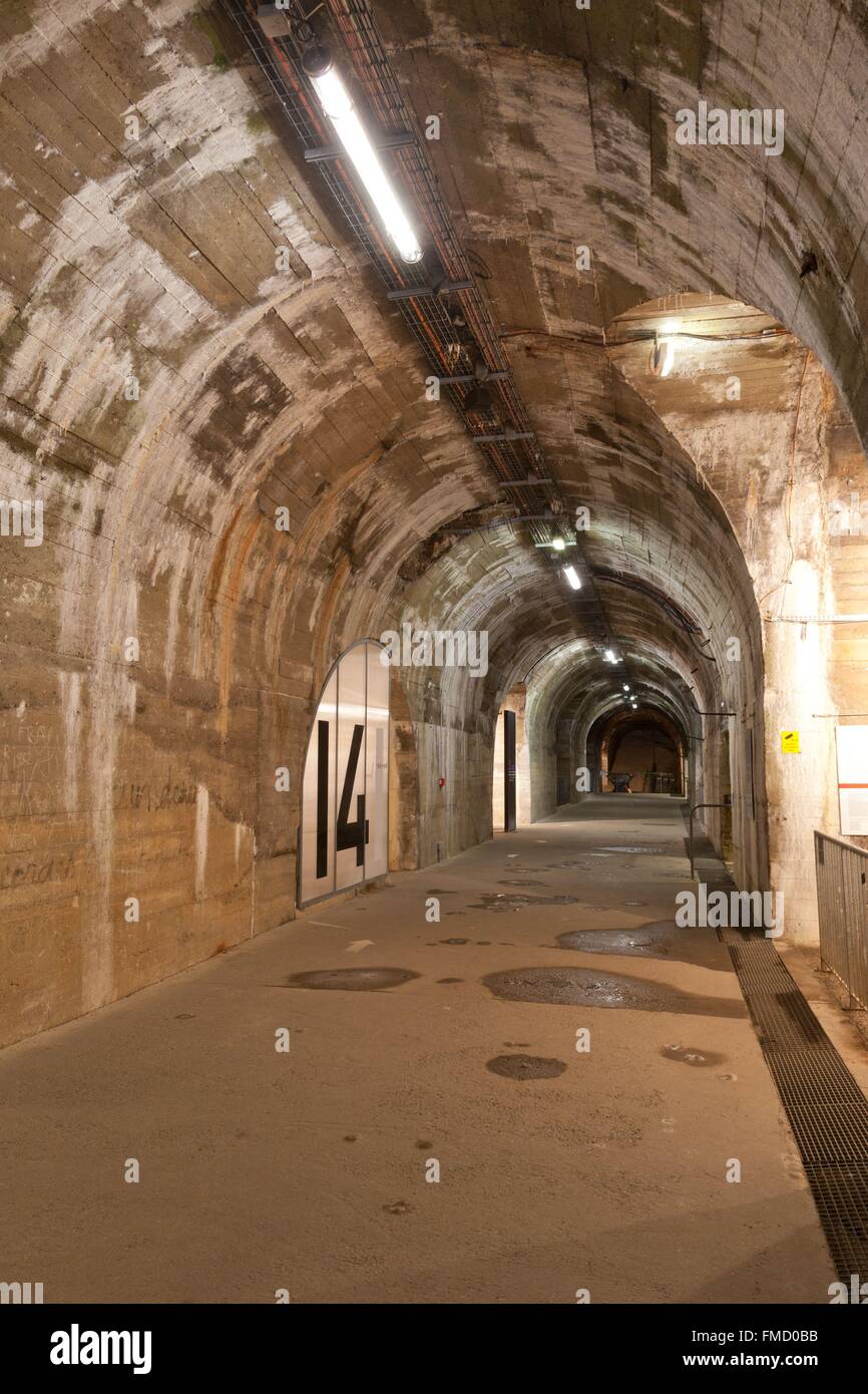 France, Pas de Calais, the dome of Helfaut, bunker of Second World War ...