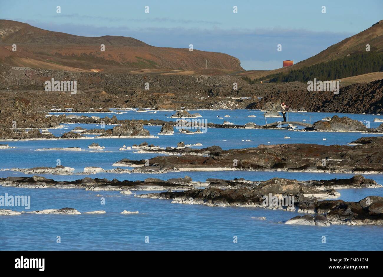 Iceland, Reykjanes peninsula, the blue lagoon Stock Photo - Alamy