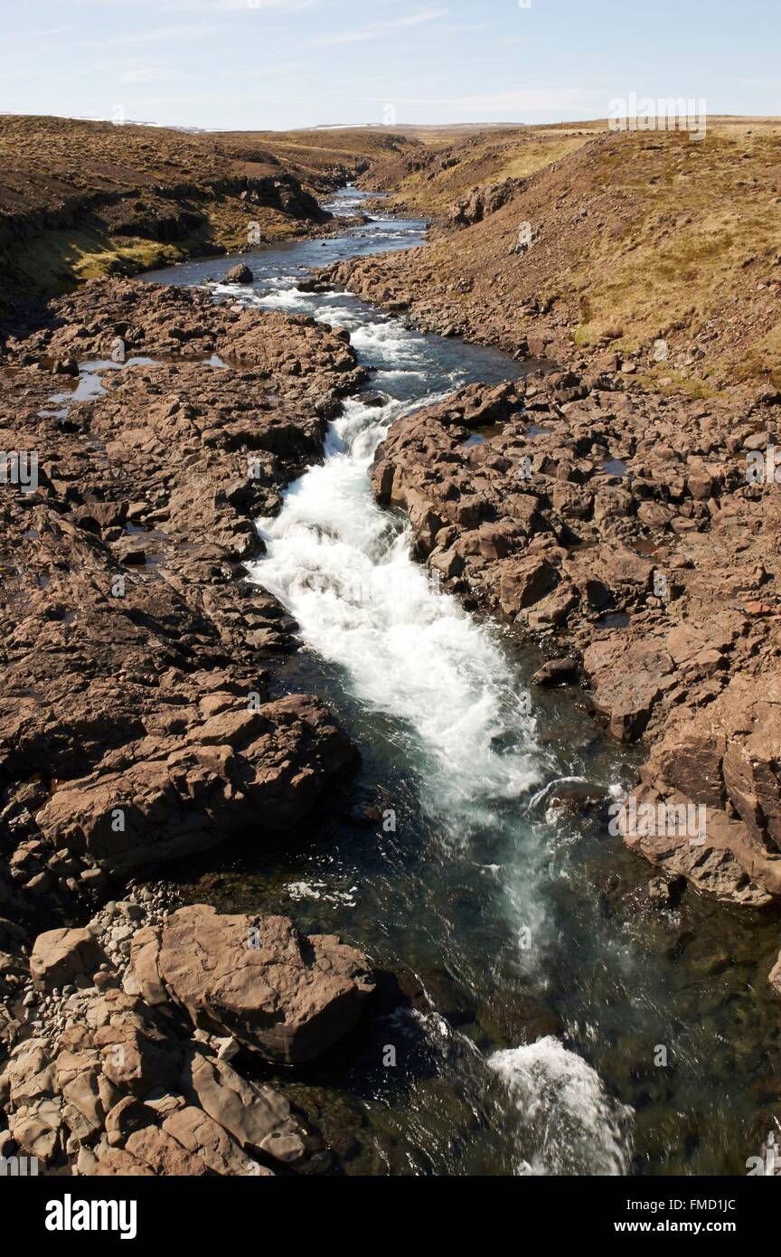 Iceland, North, Dunka river Stock Photo - Alamy