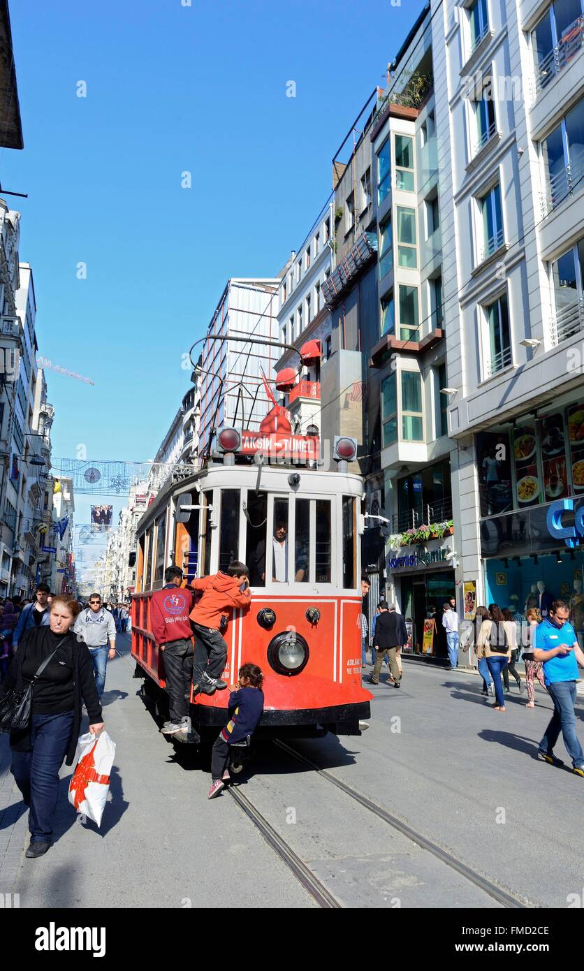 Turkey, Istanbul, tramway Stock Photo - Alamy