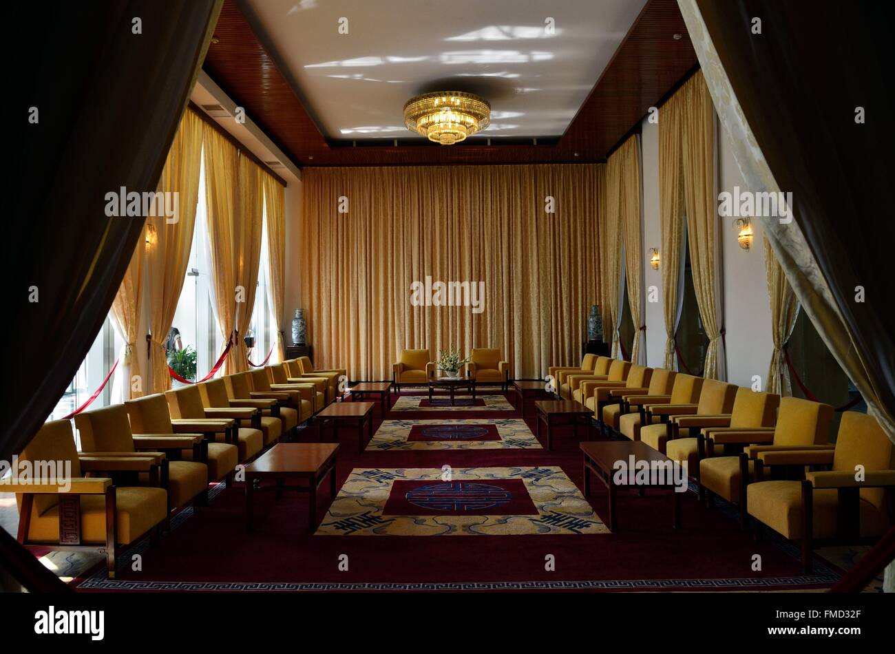 Vietnam, Hô Chi Minh City (Saigon), Independence Palace Stock Photo - Alamy