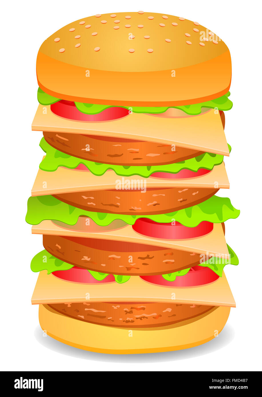 Burger humor Cut Out Stock Images & Pictures - Alamy