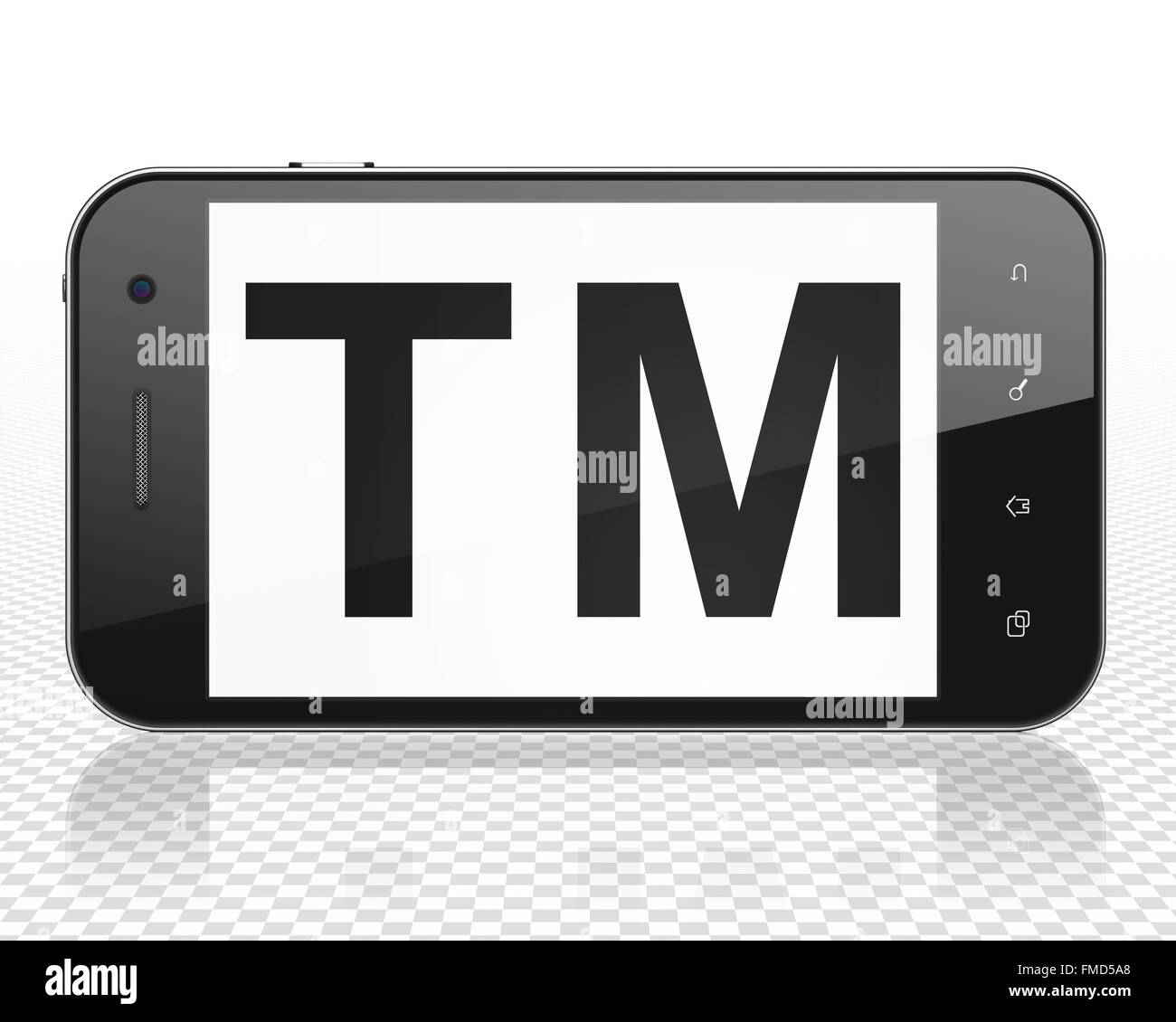 Law concept: Smartphone with Trademark on display Stock Photo - Alamy