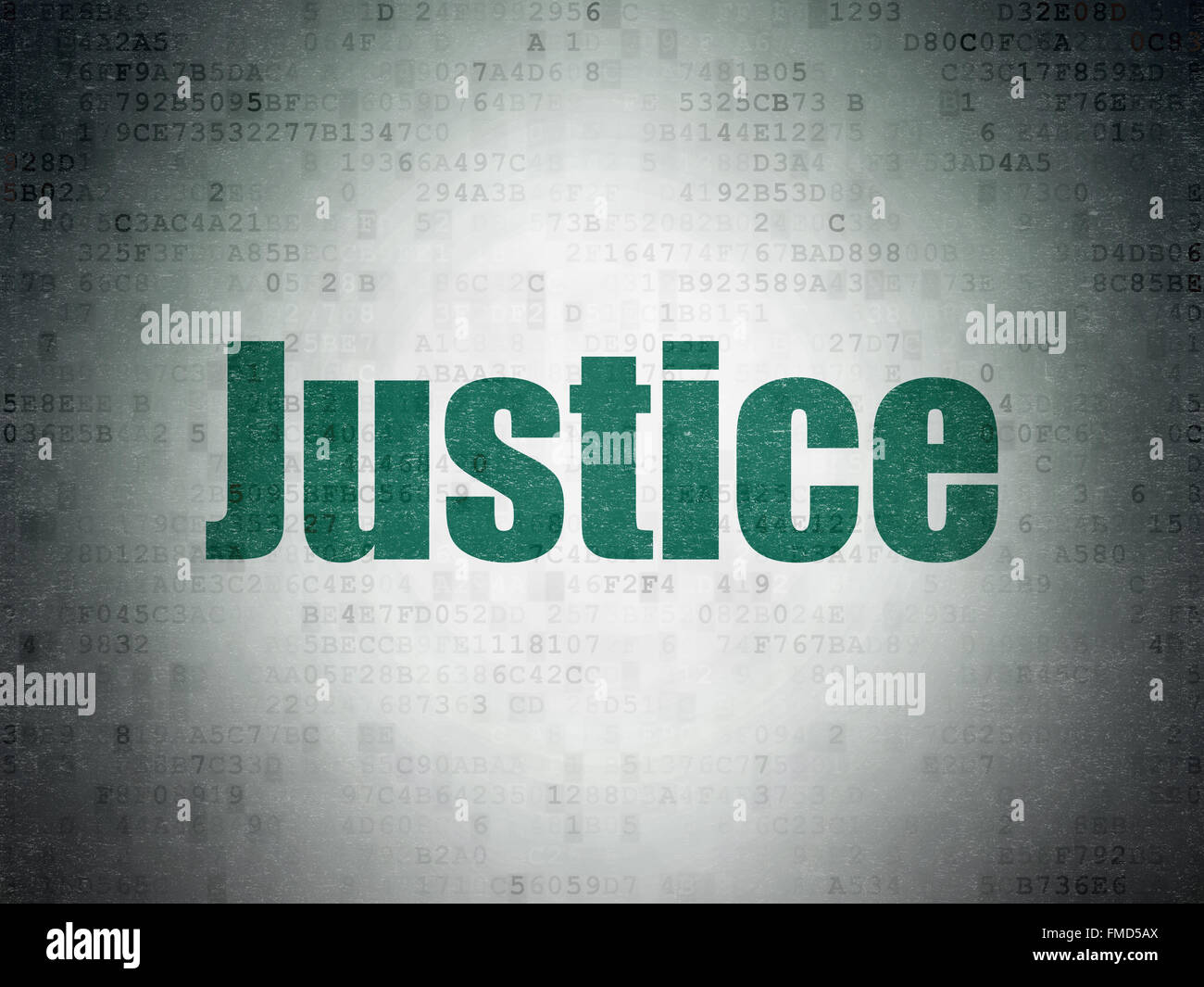 Law concept: Justice on Digital Paper background Stock Photo - Alamy