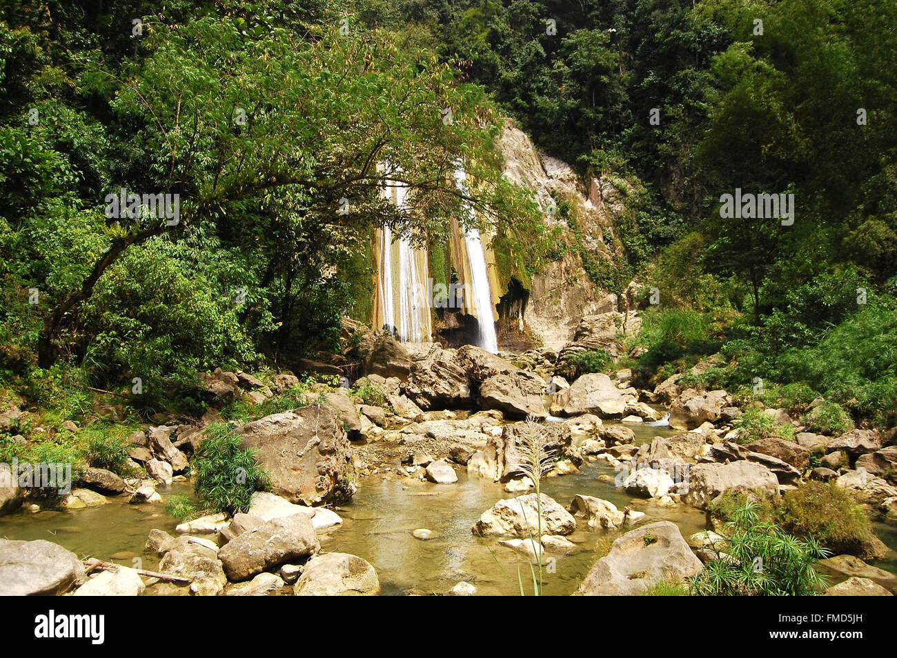 Waterfall and river photograph Stock Photo - Alamy
