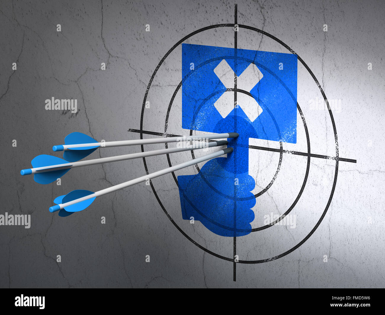 Political concept arrows in hi-res stock photography and images - Alamy