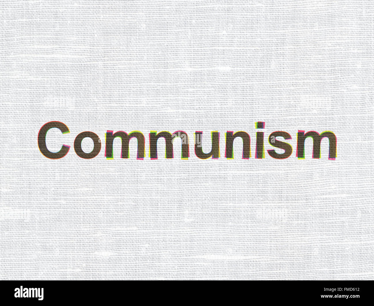 Politics concept: Communism on fabric texture background Stock Photo ...