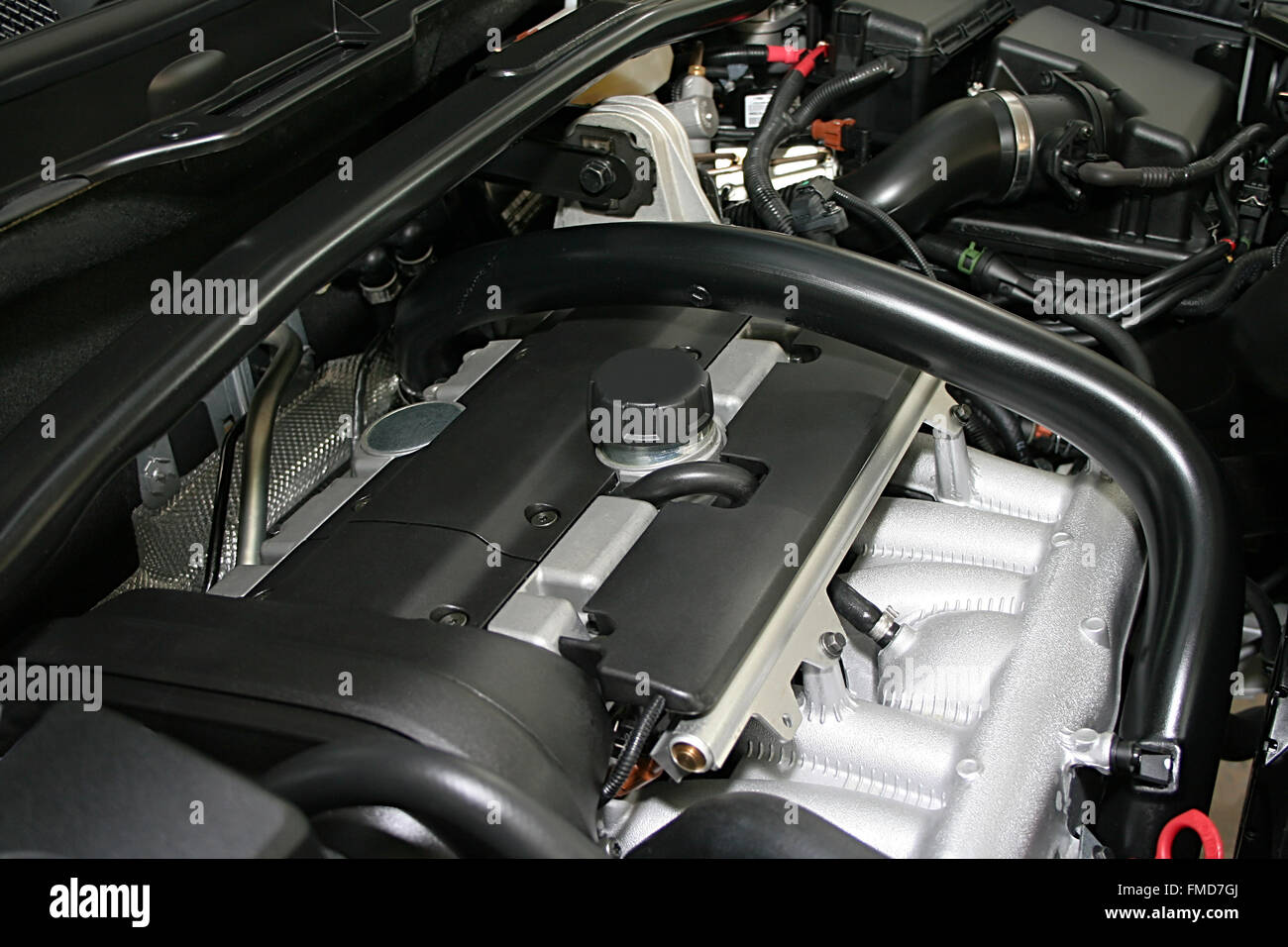 The powerful engine modern off-highway vehicle Stock Photo - Alamy