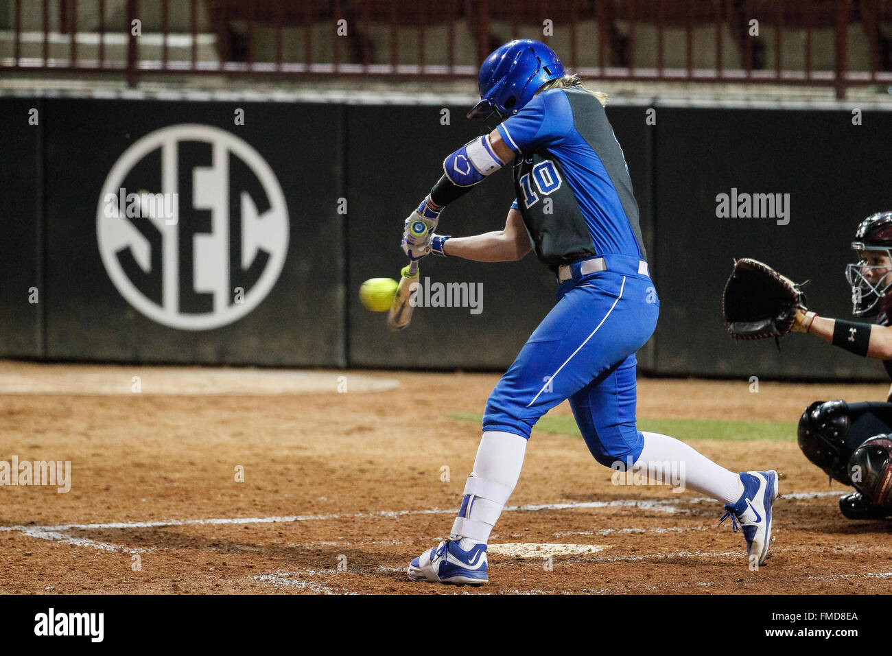 Columbia, SC, USA. 11th Mar, 2016. Christian Stokes (10) of the ...